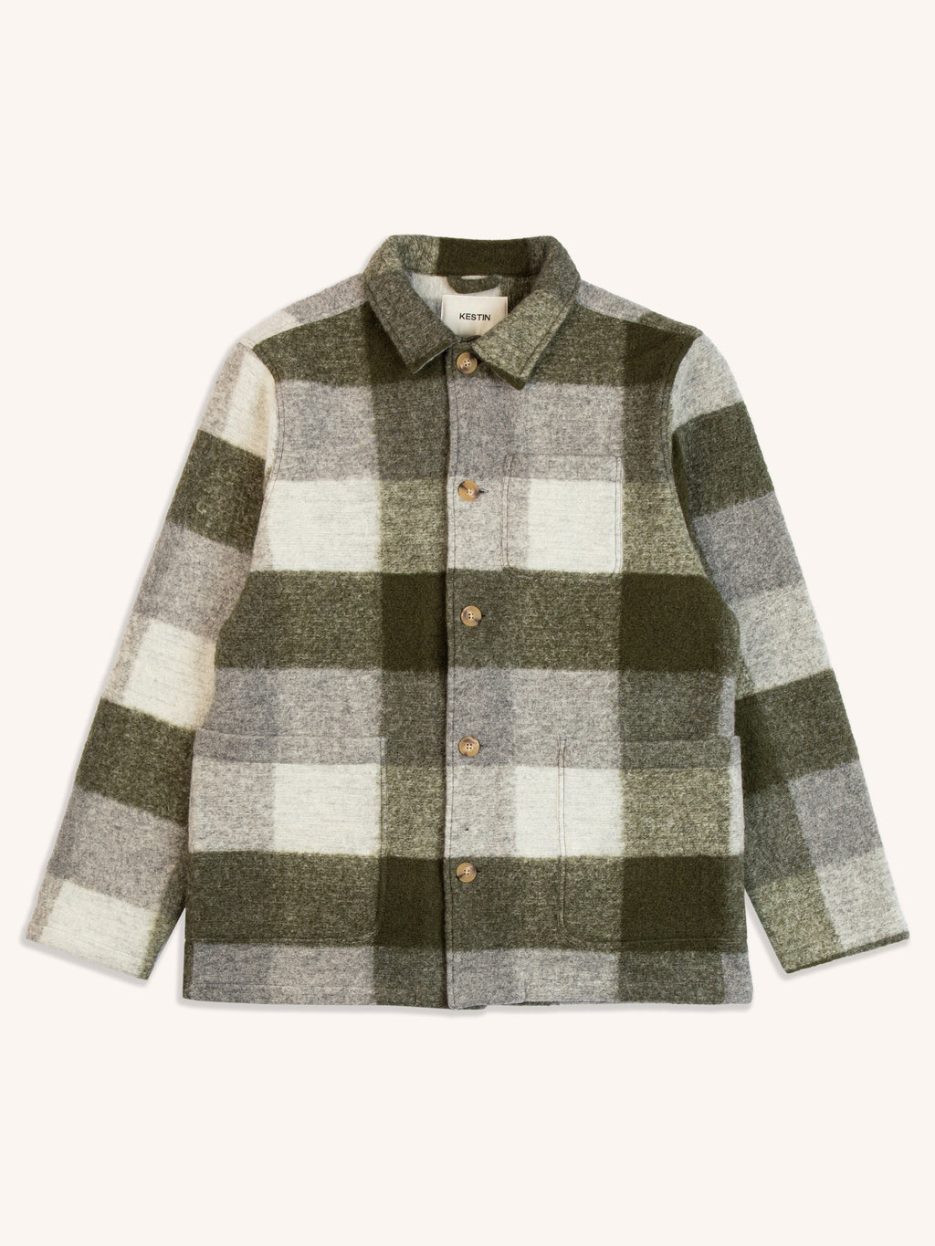 KESTIN | Ormiston Jacket in Forest Check Italian Wool – Kestin